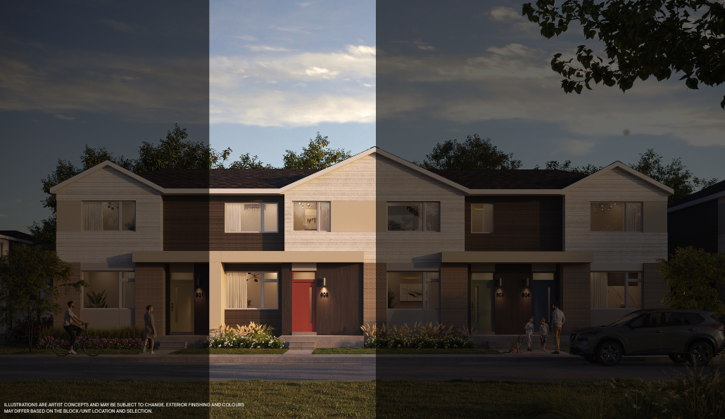 Briar - New Rear Lane Townhomes in East Calgary | East Hills Crossing ...