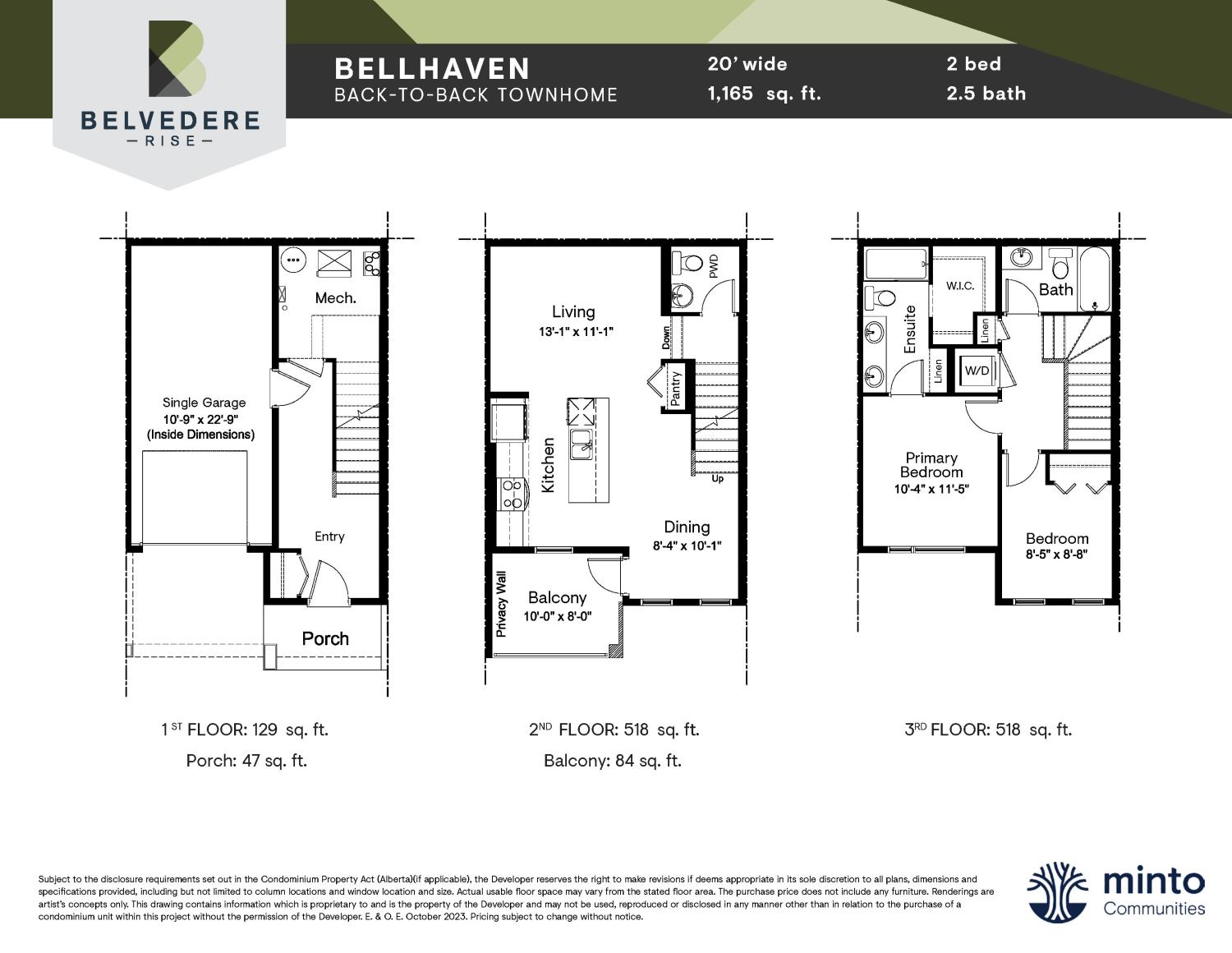 New Townhomes in East Hills, Calgary | Belvedere Rise