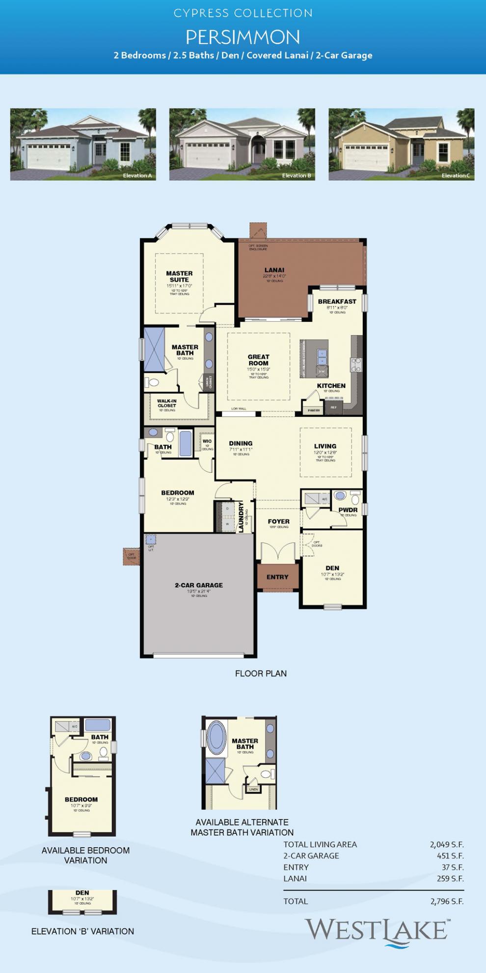 Persimmon - Westlake | New Single Family Homes in West Palm Beach