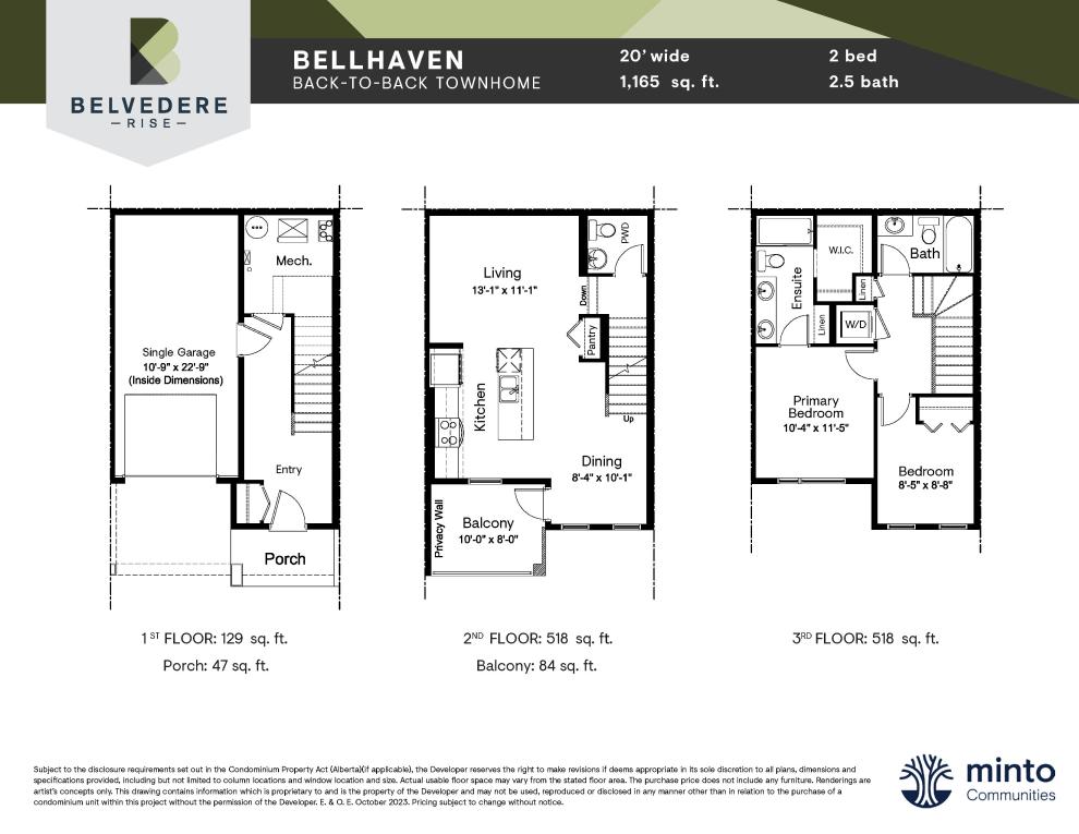 Bellhaven - Belvedere Rise | New Townhomes in East Calgary