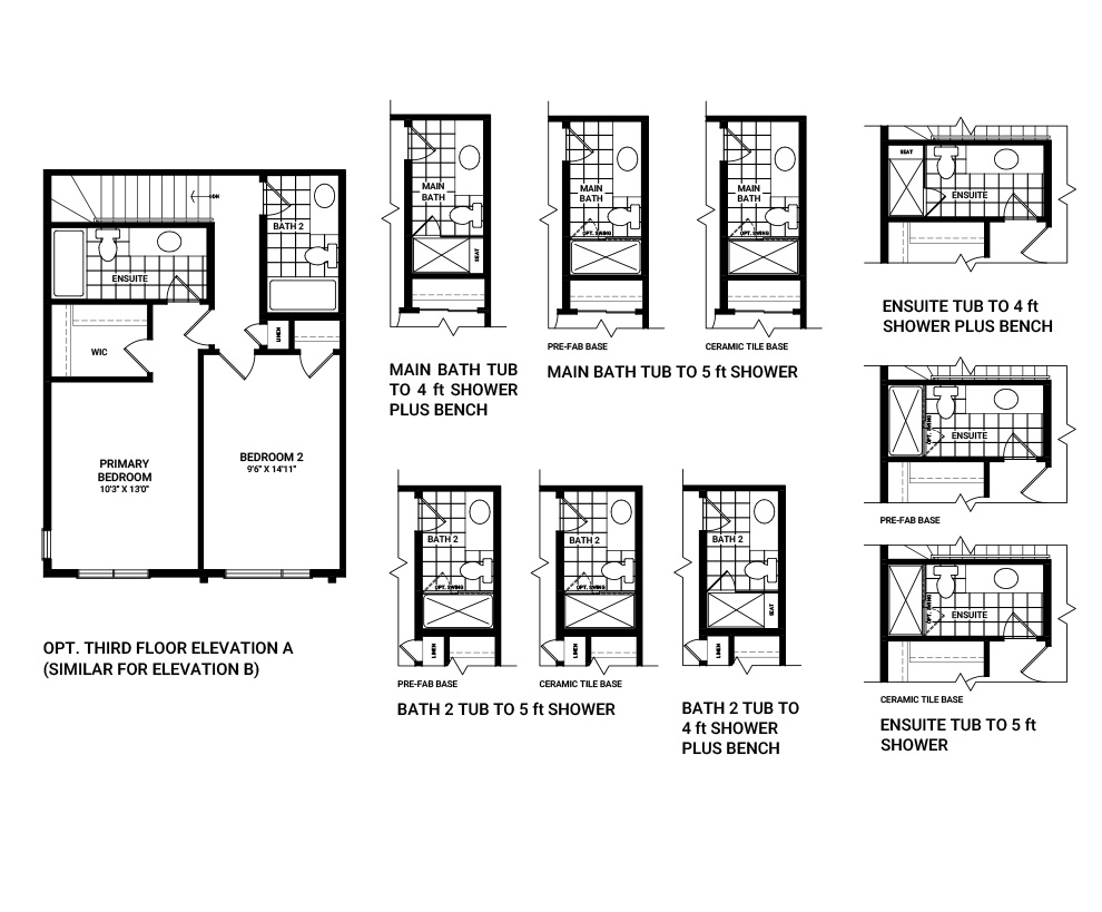 Floorplans: New Single Family Homes & Townhomes in Almonte, Weavers Way