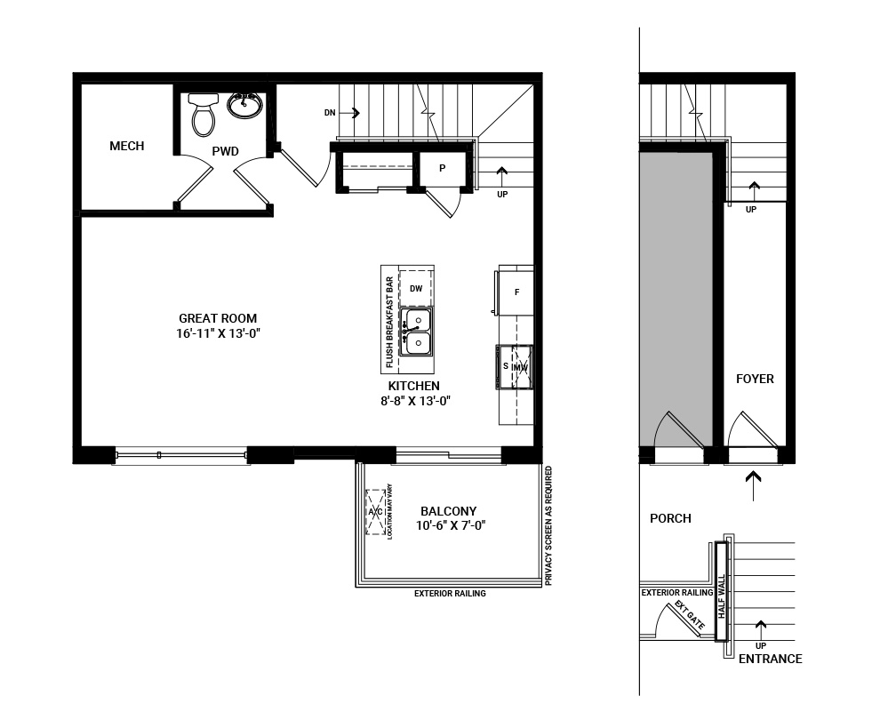 Union | Upper Interior - Anthem | New Metro Townhomes in Barrhaven